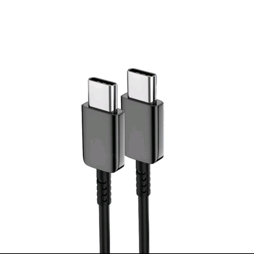 สายชาร์จเร็วซัมซุง 5A Samsung 45w Type-C TO Type-C (5A) 45W มีสีดำและสี ...