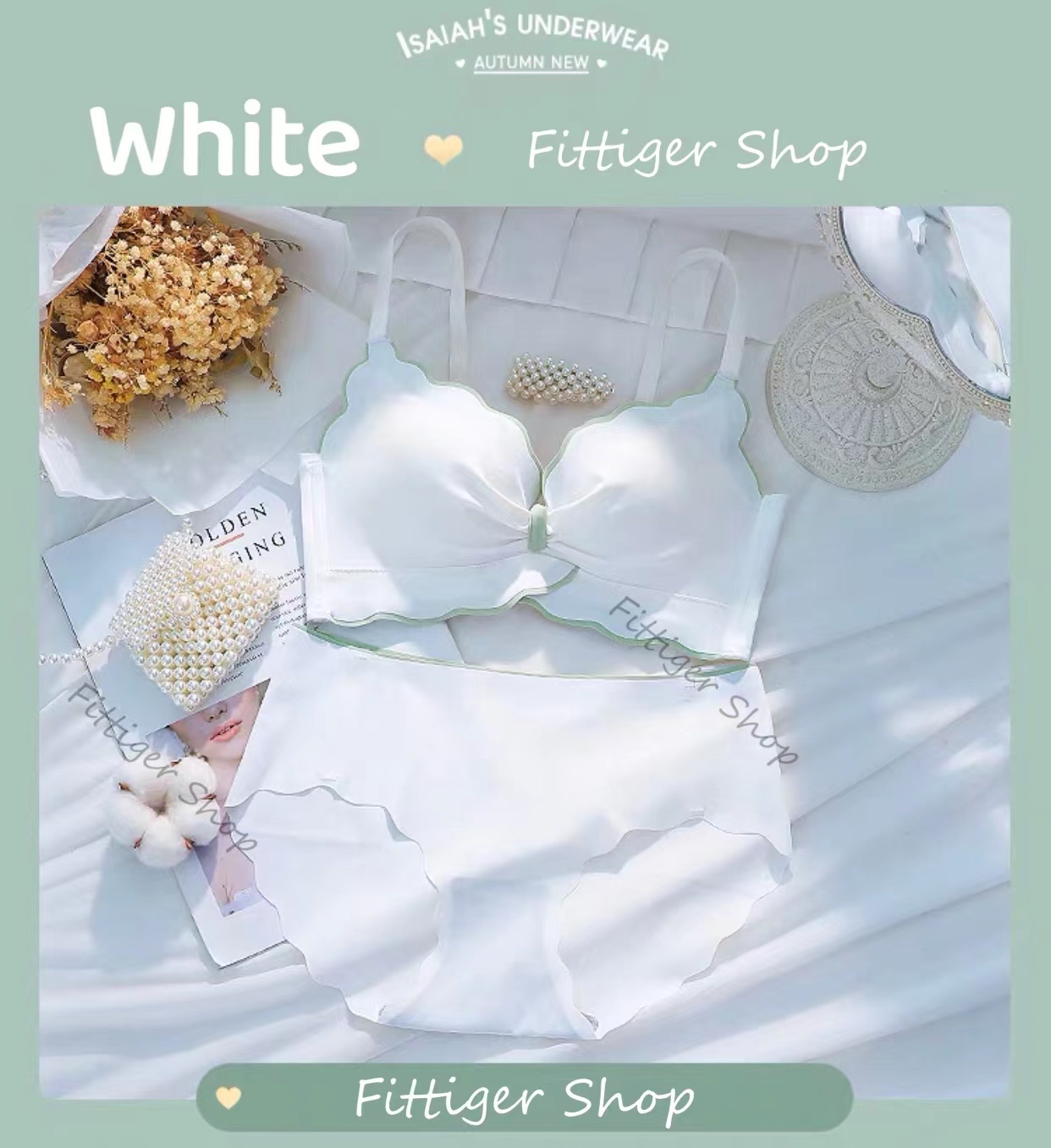 FittigerShop มาใหม่️ เสื้อในผู้หญิง ชุดชั้นใน น่ารัก เสื้อชั้นในไร้โครง ผ้านุ่มใส่สบาย เก็บทรง ...