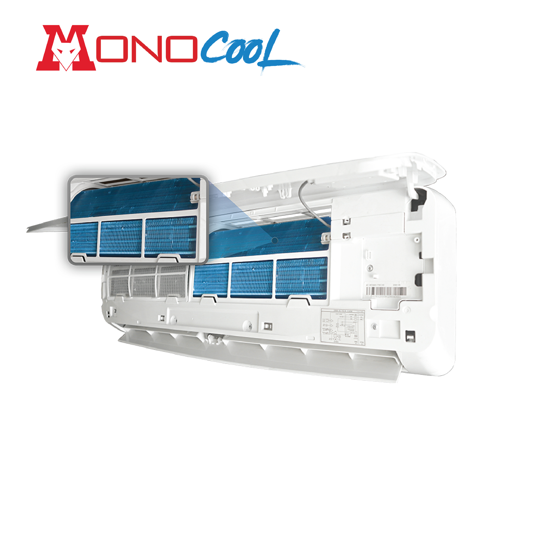 คอล์ยเย็น ยี่ห้อ Mono Cool ขนาด 24000 BTU (เฉพาะตัวในบ้าน/ตัวทำความเย็น ...