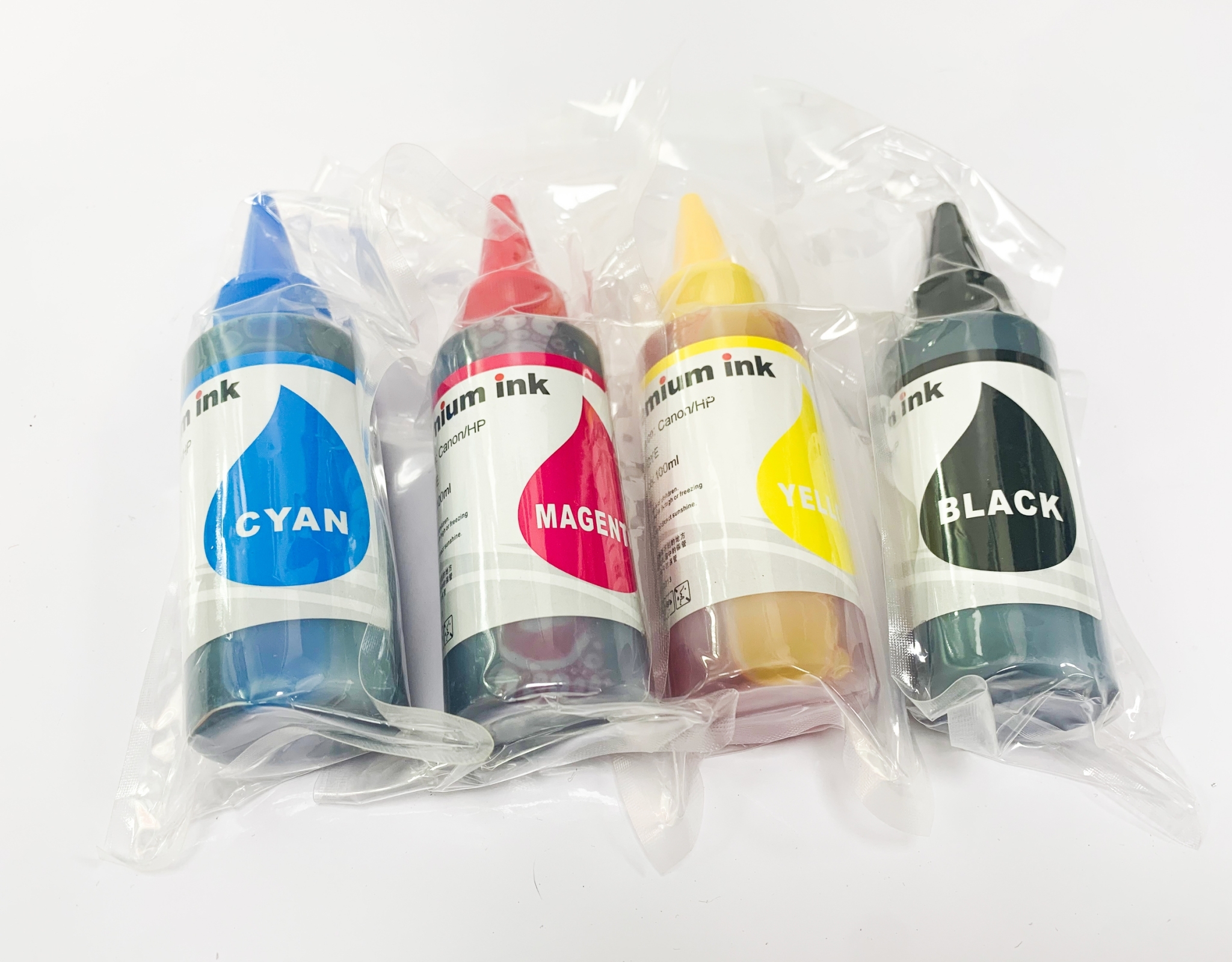หมึกเติมปริ้นเตอร์ สำหรับ Canon HP inkjet printer Ink Refill Ink CMYK 100ML - sing-in-thai ...