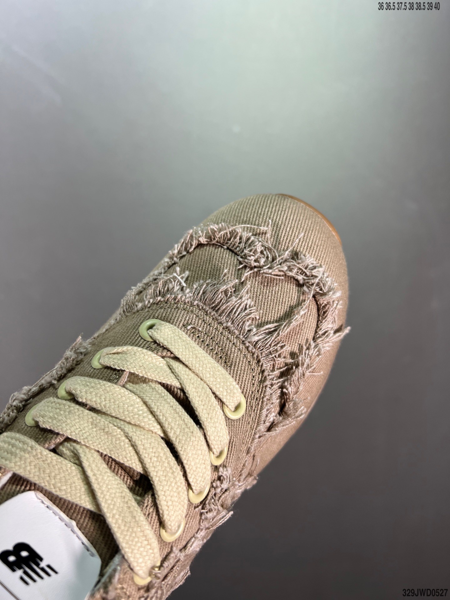 Miu Miu x574 Joint Retro Running Shoes Female Denim Cool and Beautiful ...