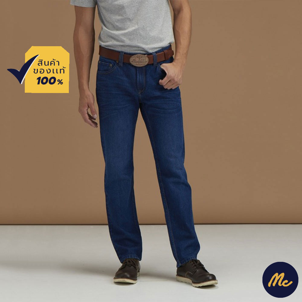 Mc Jeans กางเกงยีนส์ กางเกงขายาว ทรงขากระบอก สีบลูยีนส์ ทรงสวย MBI2145 | Lazada.co.th