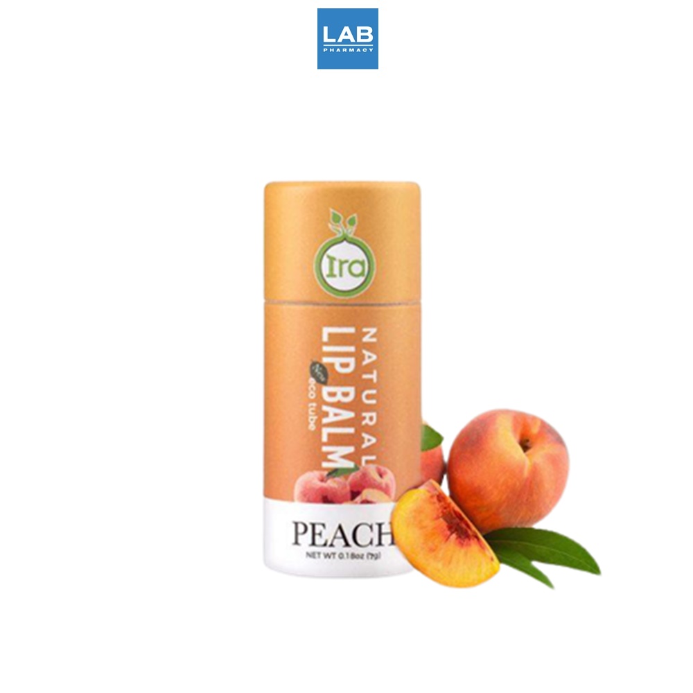 IRA Natural Lip Balm Eco Tube Peach 7g. - ลิปบาล์ม ให้ความชุ่มชื้น ...