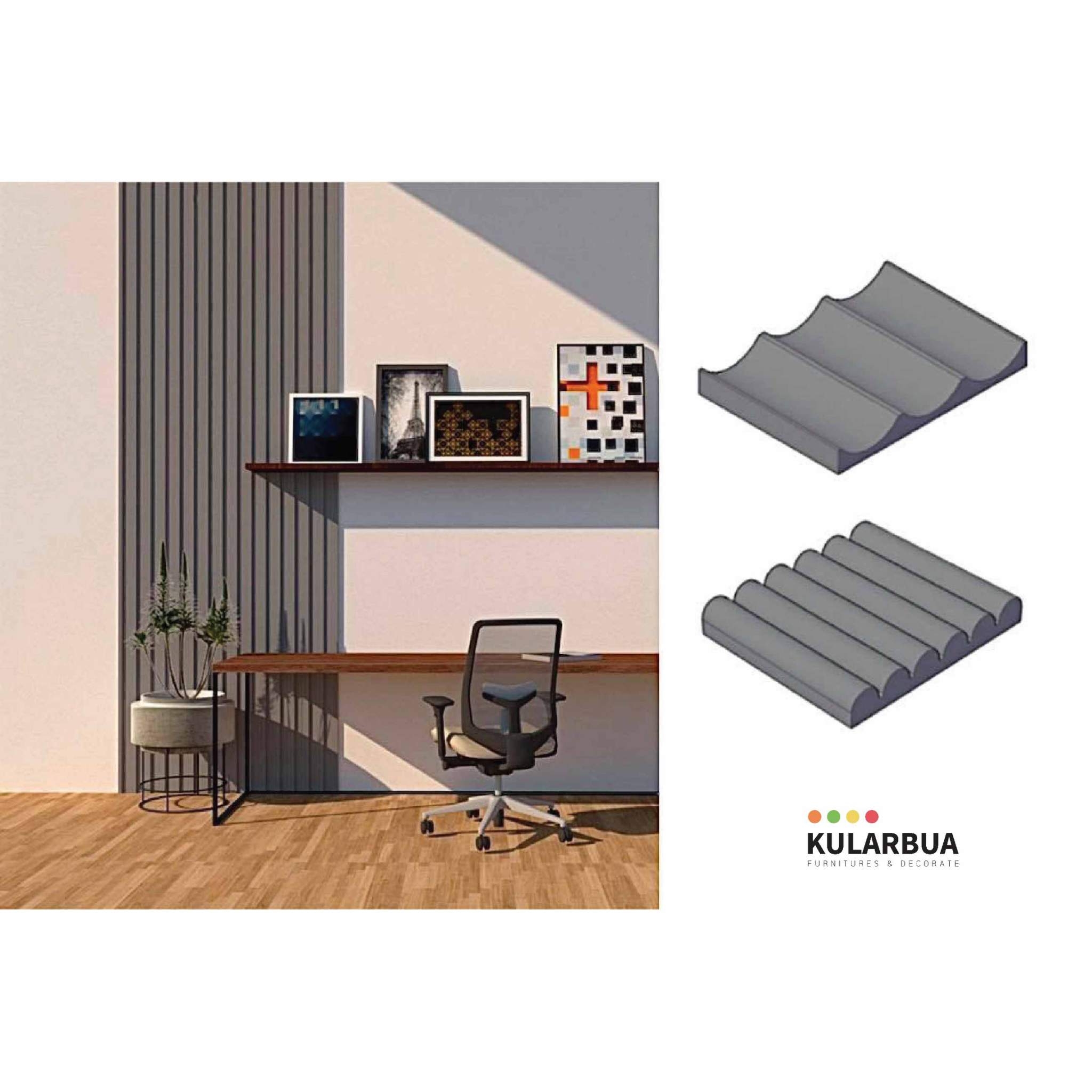 ผนังตกแต่ง 3D panel Hmr | Lazada.co.th