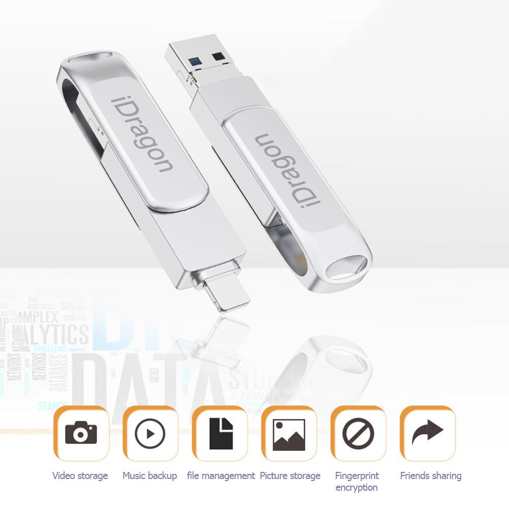 NewIDragon IDrive32G64G128G Super High Speed USB 3.0 แฟลชไดร์ฟ 3 In 1 ...