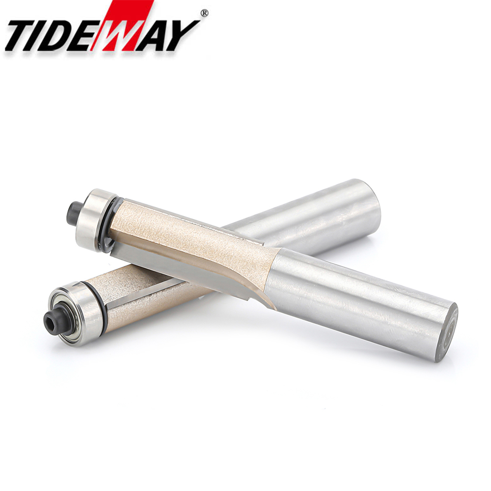 Tideway Flush Trim Router Bits สำหรับไม้ 1/2 1/4 Shank Woodworking ...