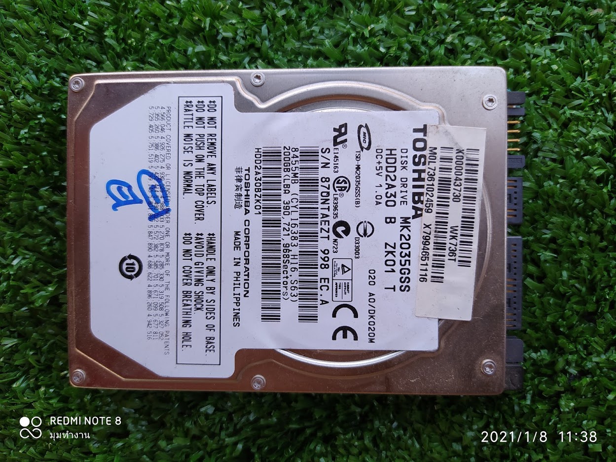 HDD Notebook ฮาร์ดดิสก์โน๊ตบุ๊ก harddisk HDD โน๊ตบุ๊ก 2.5 มือสองคละยี่ห้อ 80g-160g-250g-320g ...