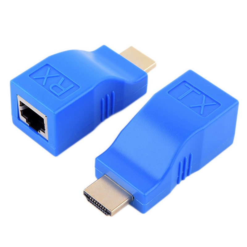 HDMI Extender 1080P RJ45 Ports LAN Network HDMI Extension Up to 30M ...