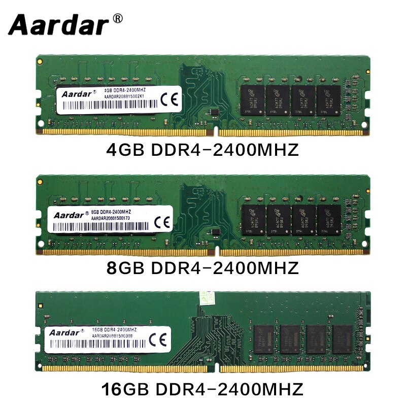【4GB 2400MHz】ZZOOI Desktop memoria ram ddr4 4gb 8gb 16gb 2666MHz 2400MHz 2133MHz random access ...