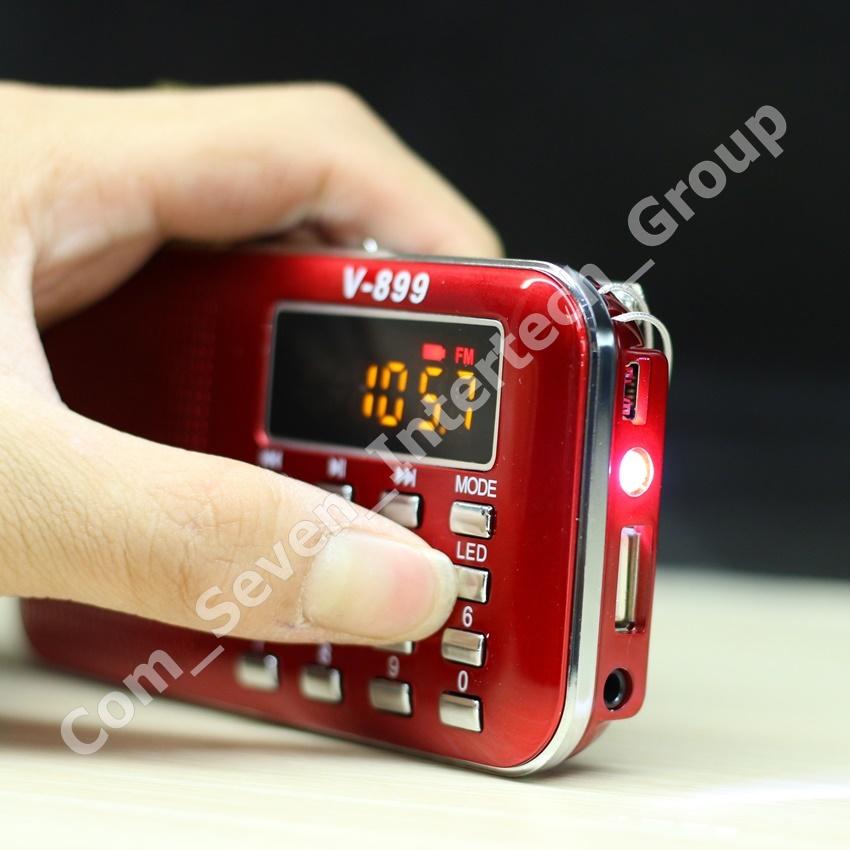 ลำโพงวิทยุพกพา ลำโพง Mp3 อ่านUSBได้/อ่านMicro SD Cardได้ รุ่น V-899 - Com_Seven_Intertech_Group ...