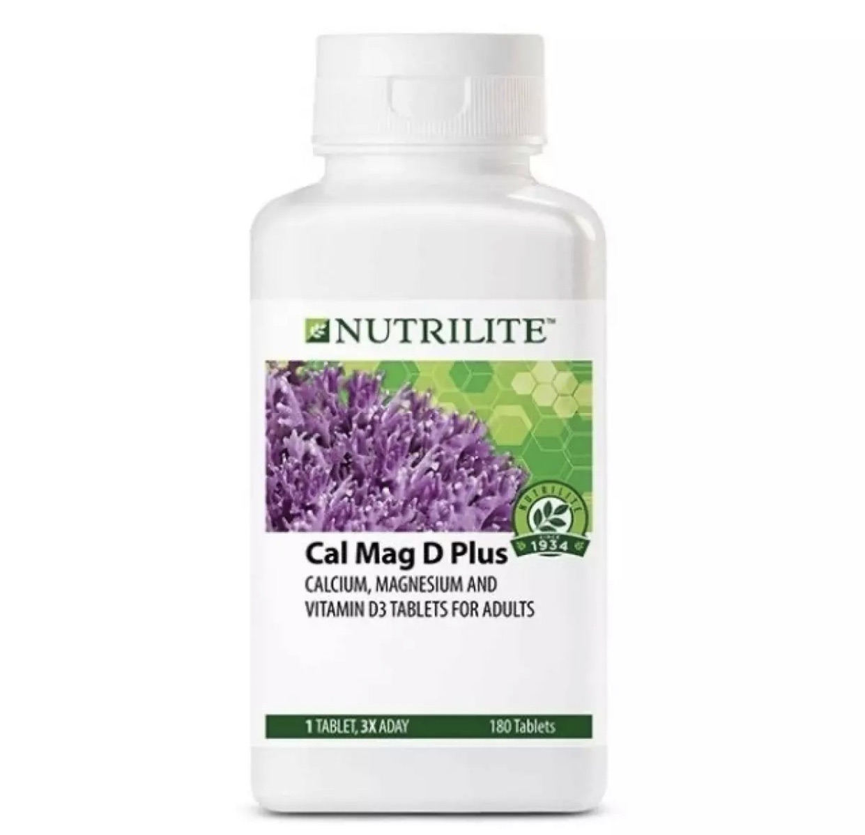 Amway NUTRILITE Cal Mag D Plus (180 tab) แอมเวย์ นิวทริไลท์ แคล แมก ดี ...