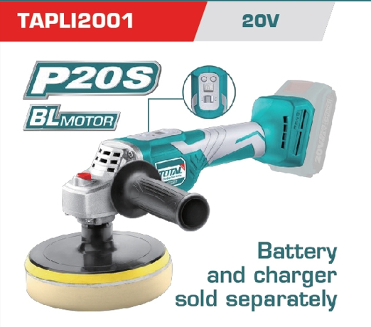 TOTAL เครื่องขัดสีรถแบตเตอรี่ไร้สาย20V. #TAPLI2001 | Lazada.co.th