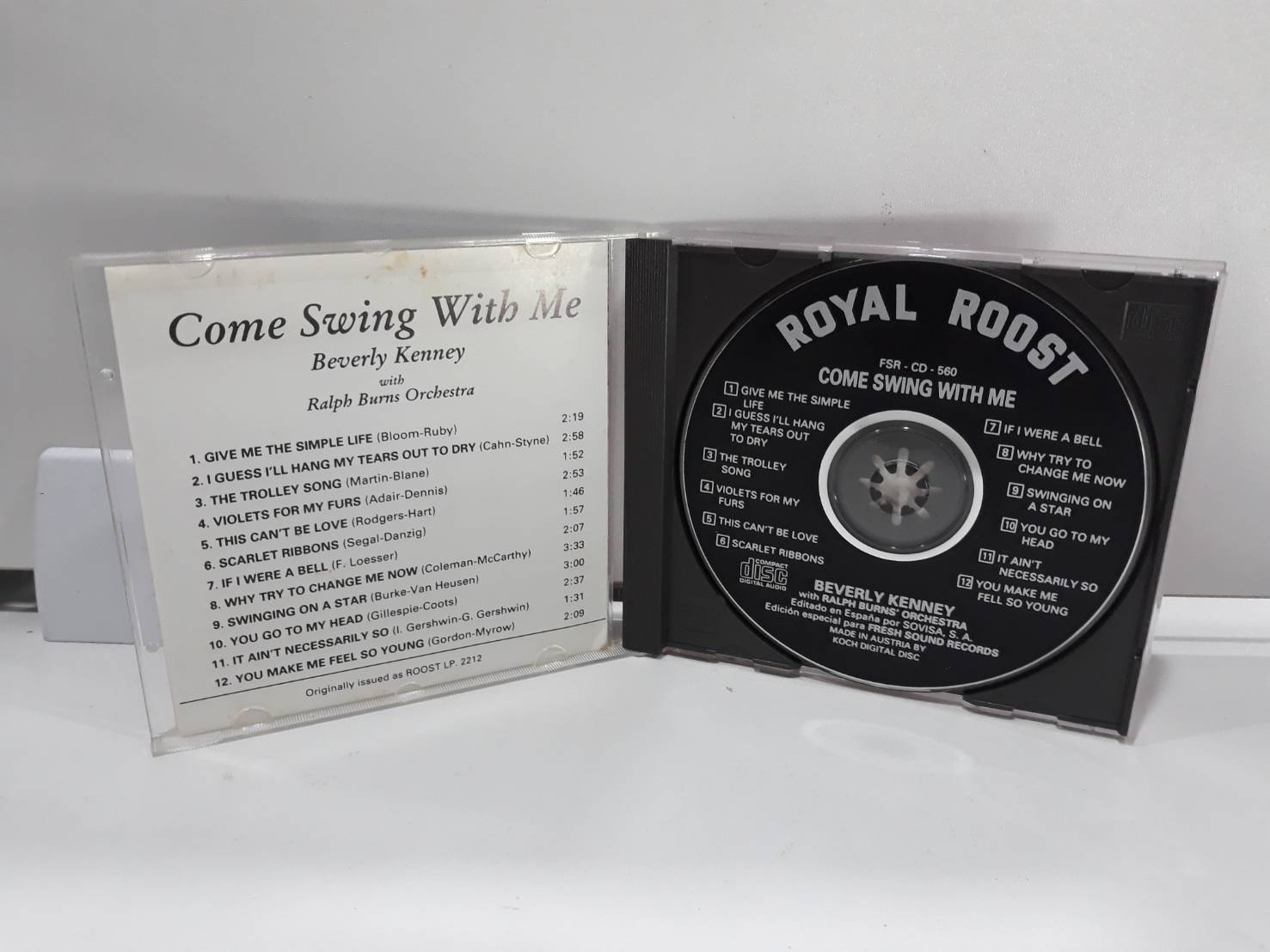 1CD Music ซีดีเพลง COME SWING WITH ME/BEVERLY KENNEY (C3D48) - musicE ...