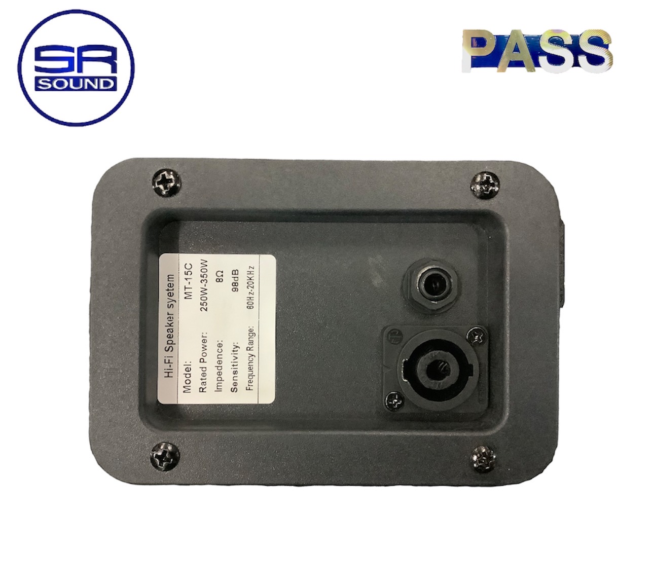 PASS MT15C ตู้ลำโพงขนาด 15 นิ้ว เสียงดี เสียงชัด ขับได้ถึง 350W มีเบ้า ...