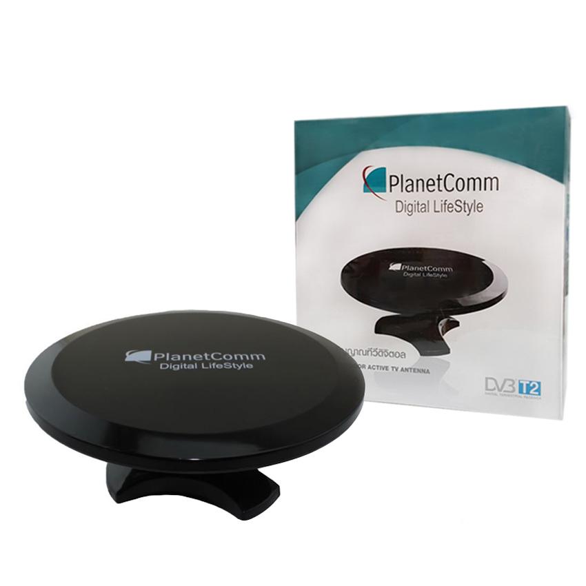 PlanetComm เสาอากาศทีวีดิจิตอล รุ่น UFO พร้อมสาย 10 เมตร (Storetex Shop ...