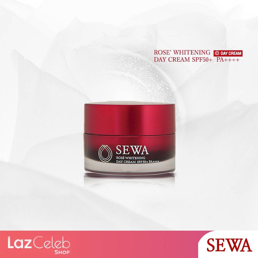 เซวา เดย์ครีม SEWA ROSE WHITENING DAY CREAM 30ml. Sewa Thailand ช่วยสี ...