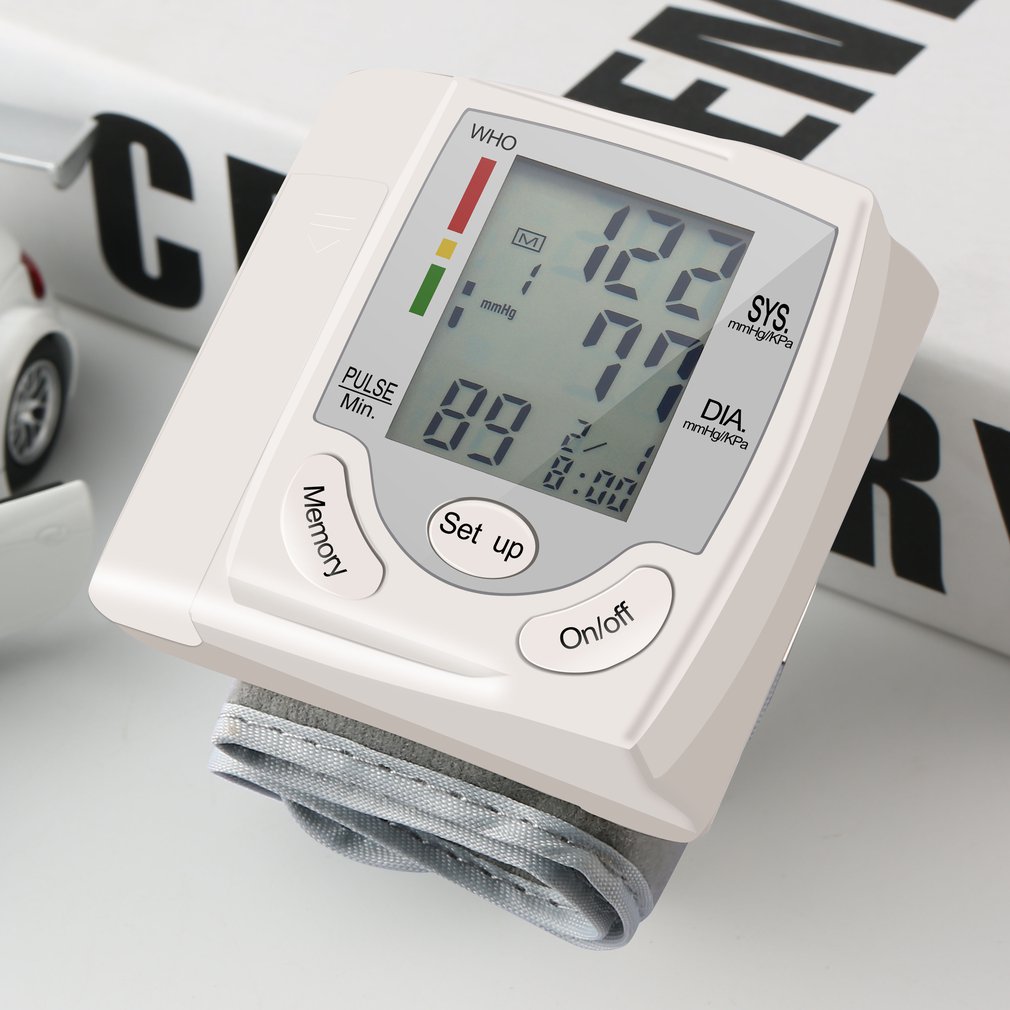 2021 Hot Sale Automatic Wrist Monitor Tonometer Meter Digital LCD ...