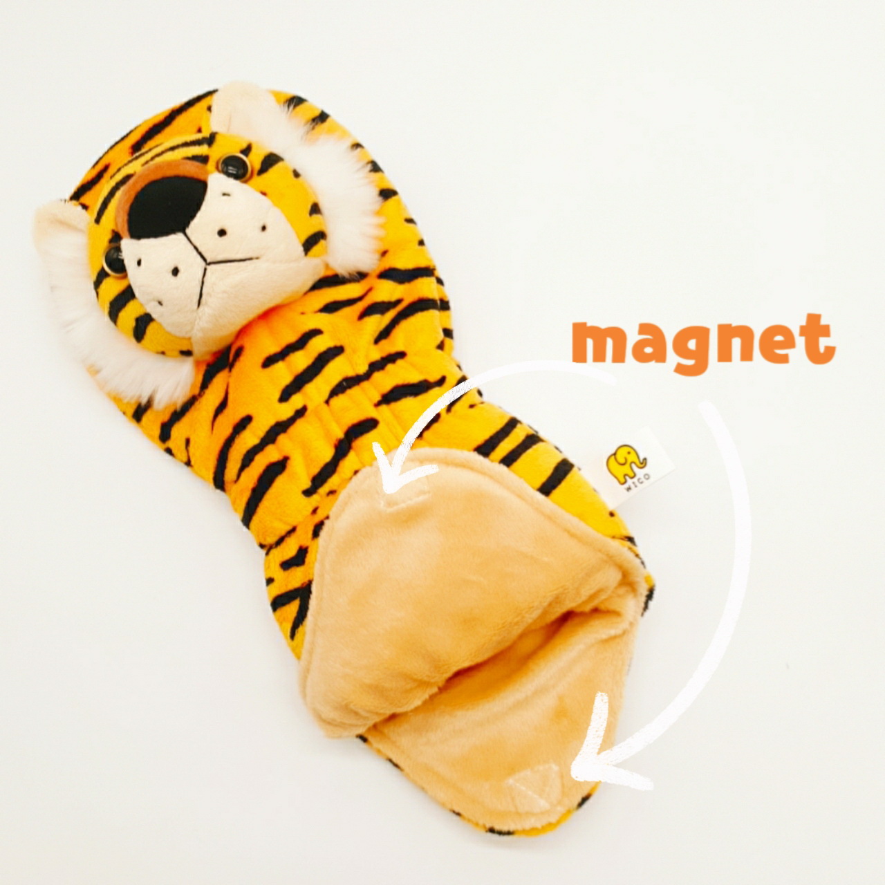 WICO Golf cover wild animal tiger ไม้หัวกอล์ฟคลับชุดป้องกัน/majestic ...