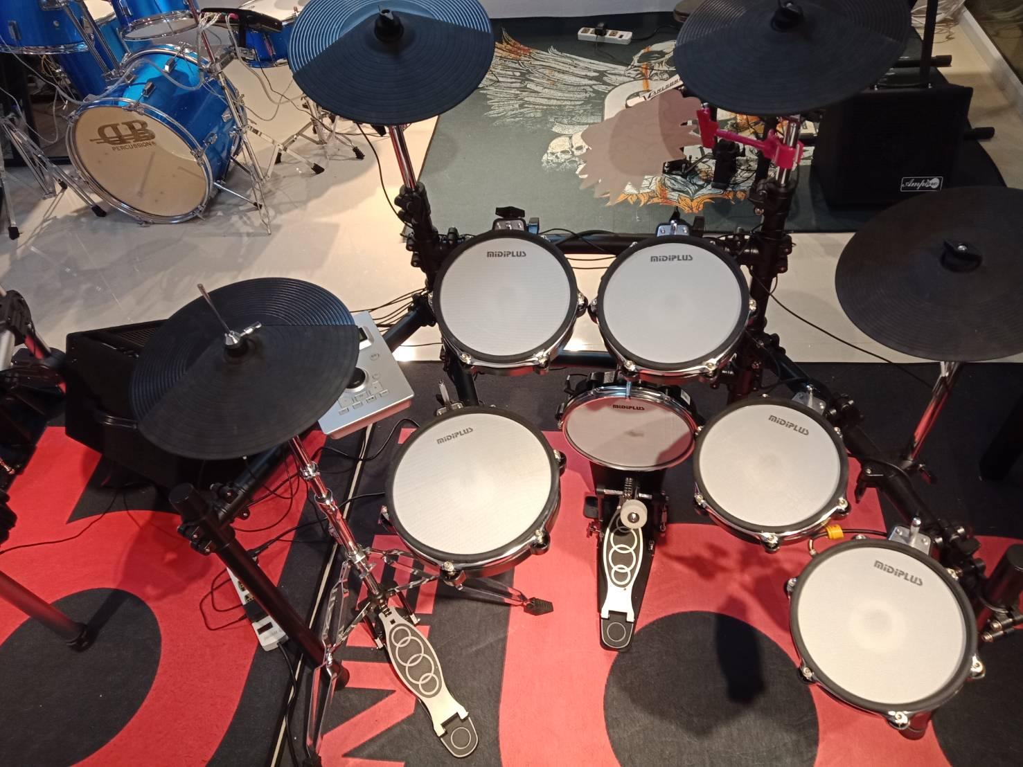 กลองชุดไฟฟ้า MIDIPLUS ED9 Pro หนังมุ้งชุดใหญ่จัดเต็ม ทัชชิ่งที่มีความ ...