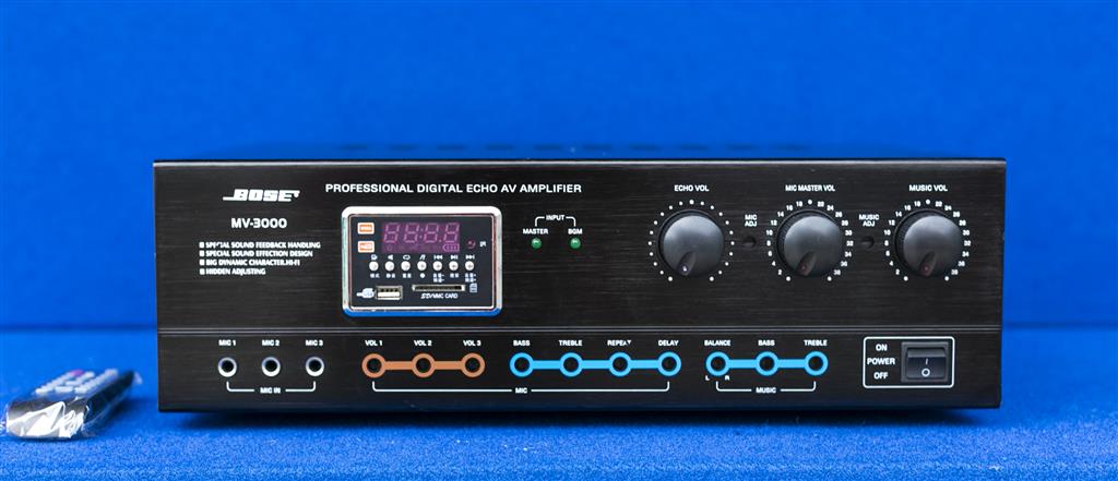 แอมป์คาราโอเกะ BOSE MV-3000 สามารถเล่น MP3 USB/SD CARD มีจอ LED DISPLAY ...