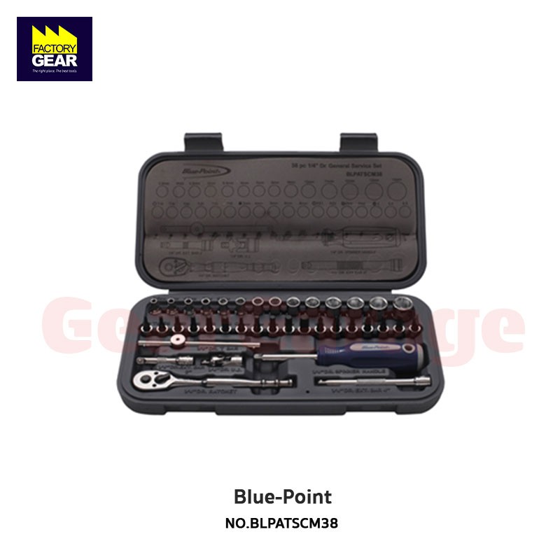 ชุดกล่องเครื่องมือช่าง BLUE-POINT NO.BLPATSCM38 Automotive Tools Set 38 ...