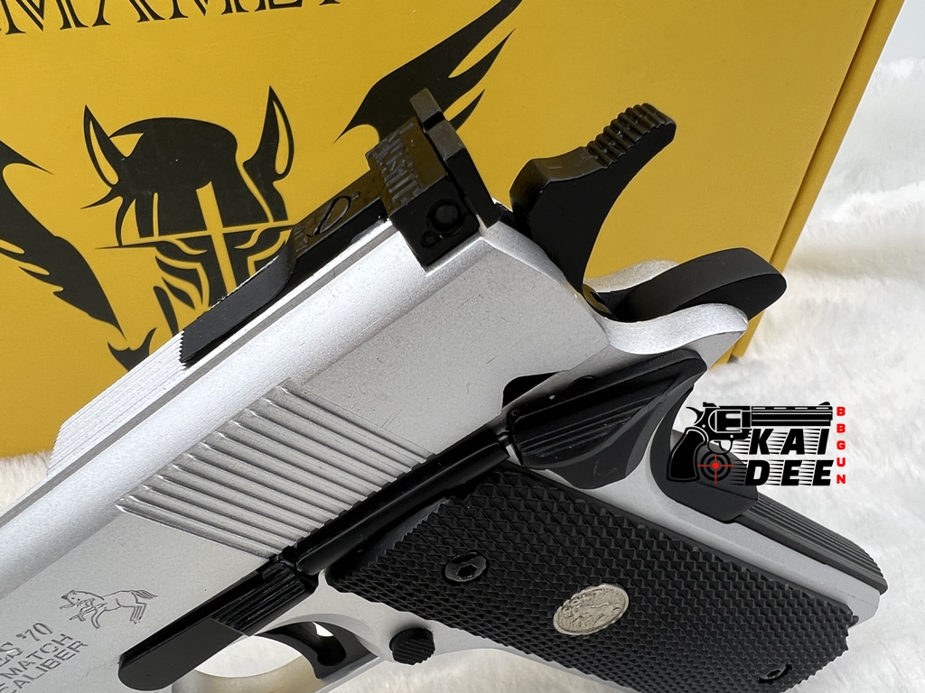 บีบีกันอัดแก๊ส ARMY R29 สีเงิน ฟรี!!! ของแถมพร้อมเล่นครบชุด - KAI DEE ...