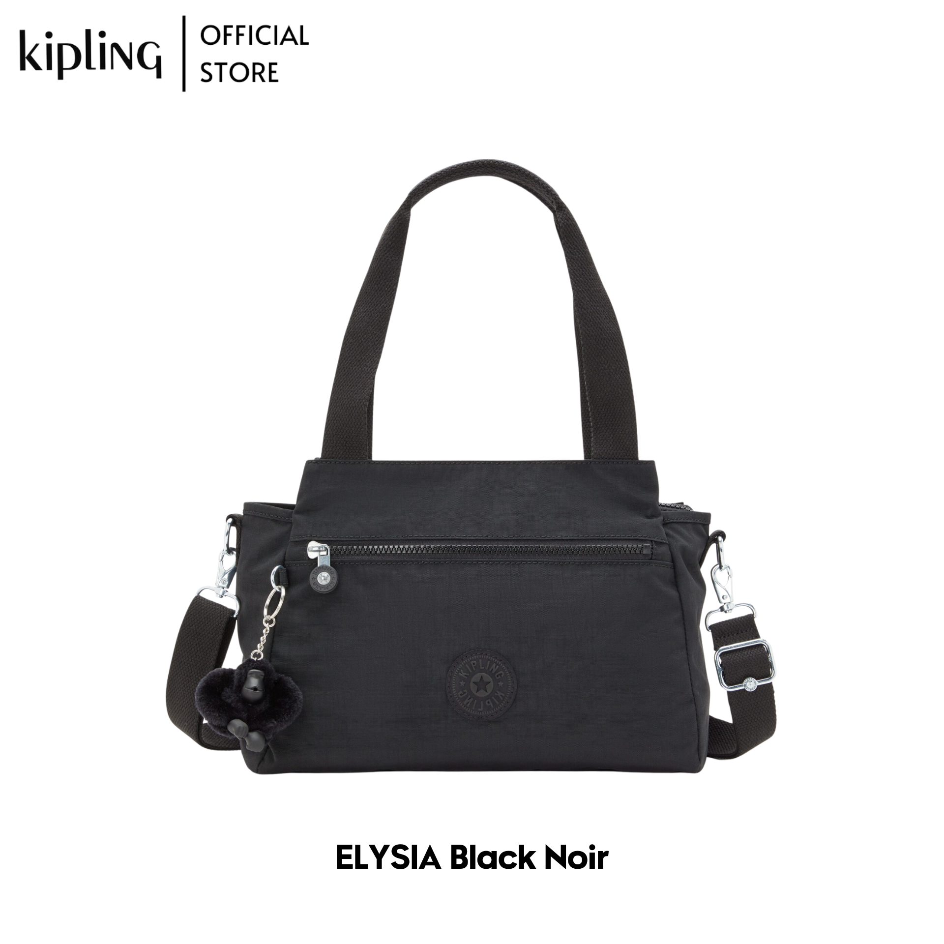 กระเป๋า Kipling รุ่น ELYSIA สี Black Noir | Lazada.co.th