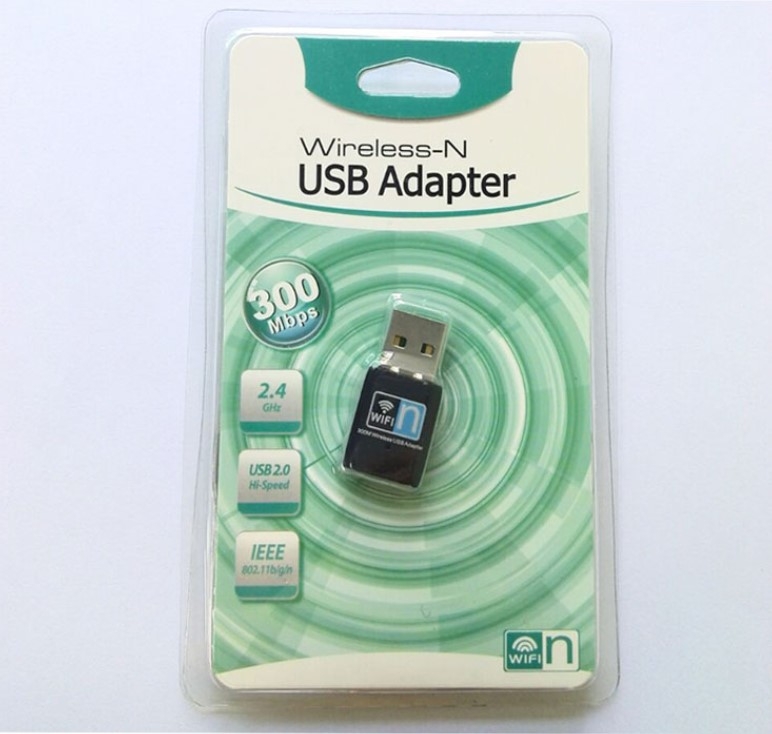 Wireless อะแดปเตอร์ไร้สาย USB 300M มินิ WiFi อะแดปเตอร์ไร้สายสำหรับเดสก์ทอปโน้ตบุ๊ครับสัญญาณไร้ ...