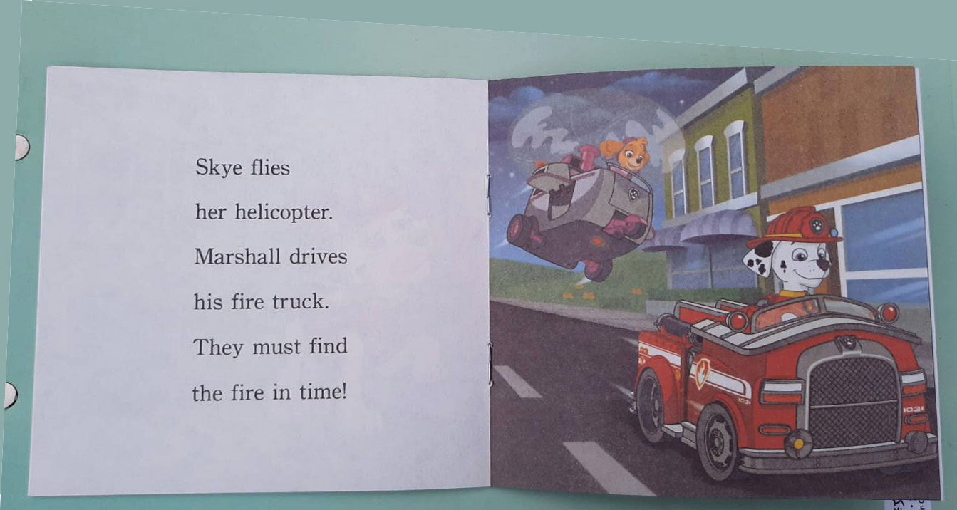 (No box) พร้อมส่ง หนังสือหัดอ่านภาษาอังกฤษเล่มเล็ก Paw Patrol Phonics ...