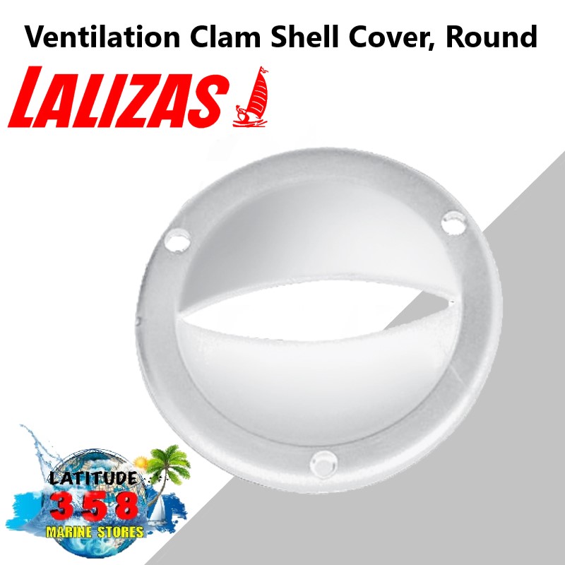 Ventilation Clam Shell Cover, Round, White 44551 lalizas | Lazada.co.th