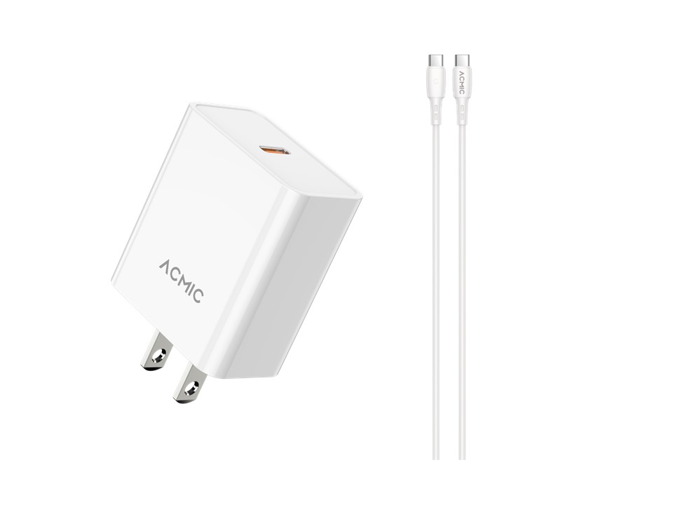 ACMIC ชุดชาร์จเร็ว AC-PD20W หัวชาร์จเร็ว PD20W อะแดปเตอร์ชาร์จเร็ว ...
