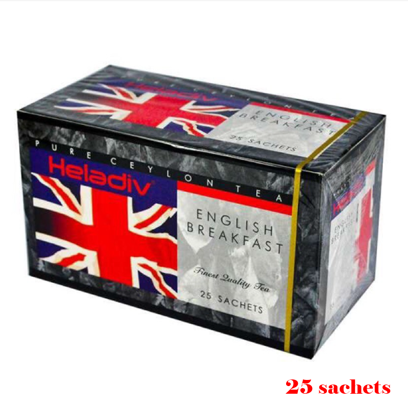 ชาอังกฤษ ชาดำ ชาซีลอน Heladiv English Breakfast ชาผงชนิดซองจากศรีลังกา ...