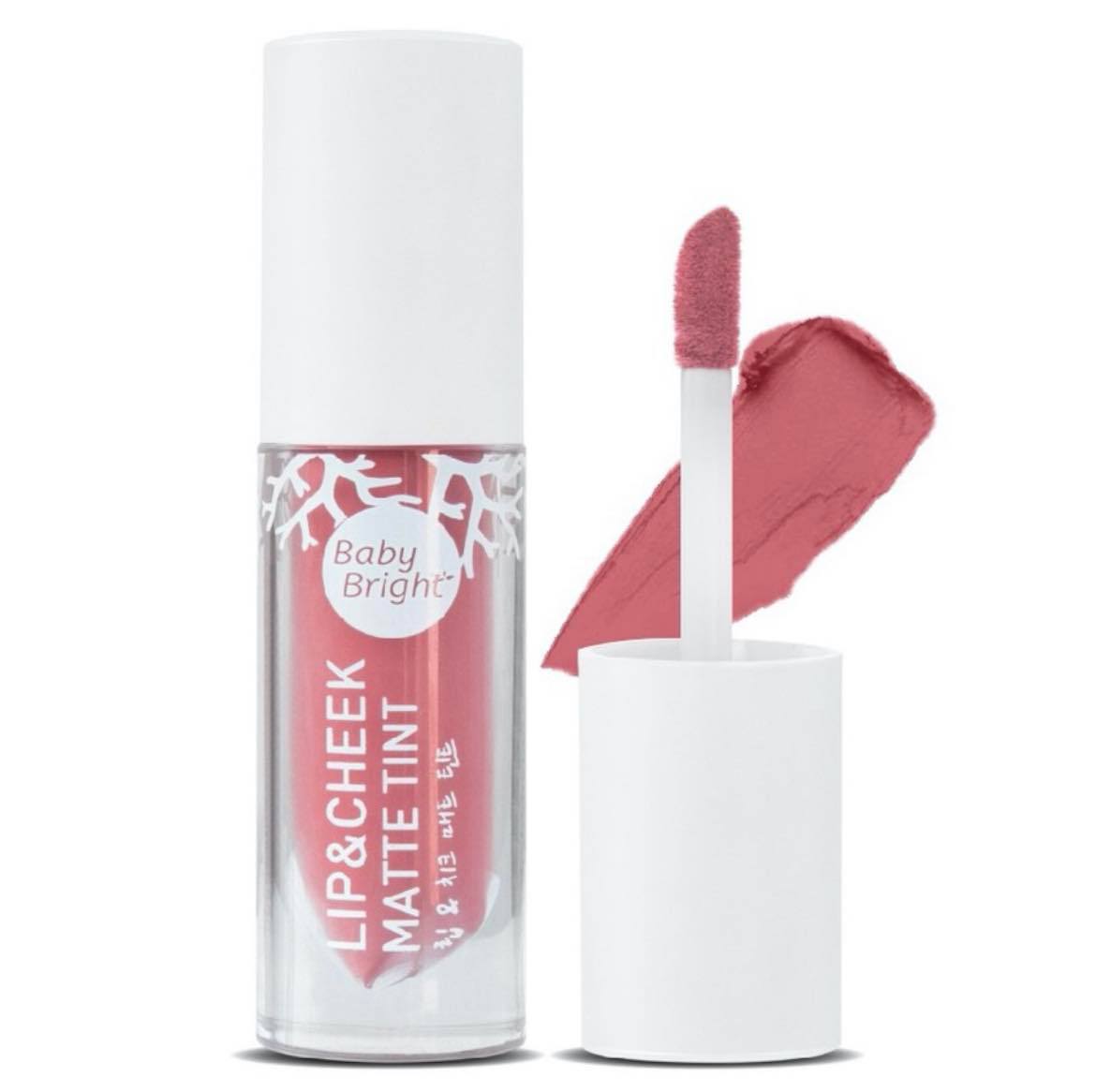ลิปเบบี้ไบรท์ Baby Bright Lip & Cheek Matte Tint ลิปจุ่มเบบี้ไบท์ 3in1 ...