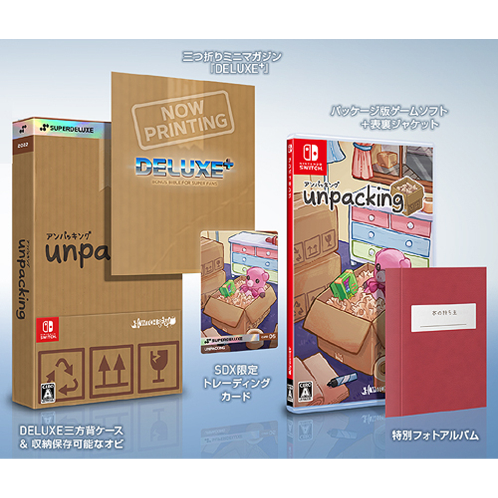 (พร้อมส่ง)Nintendo Switch : Unpacking [DELUXE Edition](JP)(Z2)(มือ1 ...
