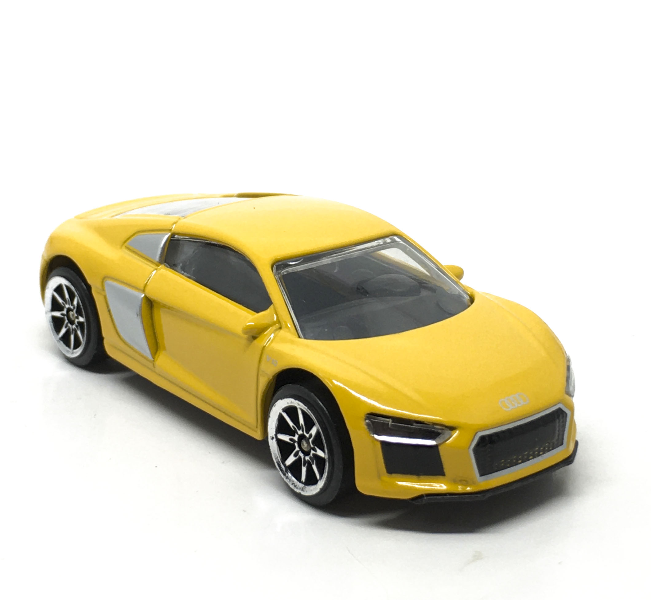 Majorette Audi R8 V10 - Yellow Color /Wheels 8S /scale 1/58 (3 inches ...