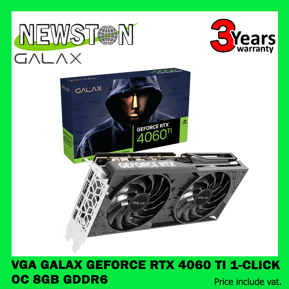 การ์ดจอ VGA ASUS DUAL GEFORCE RTX 4060 Ti OC EDITION - 8GB GDDR6 ประกันศูนย์ 3 ปี - MixASale