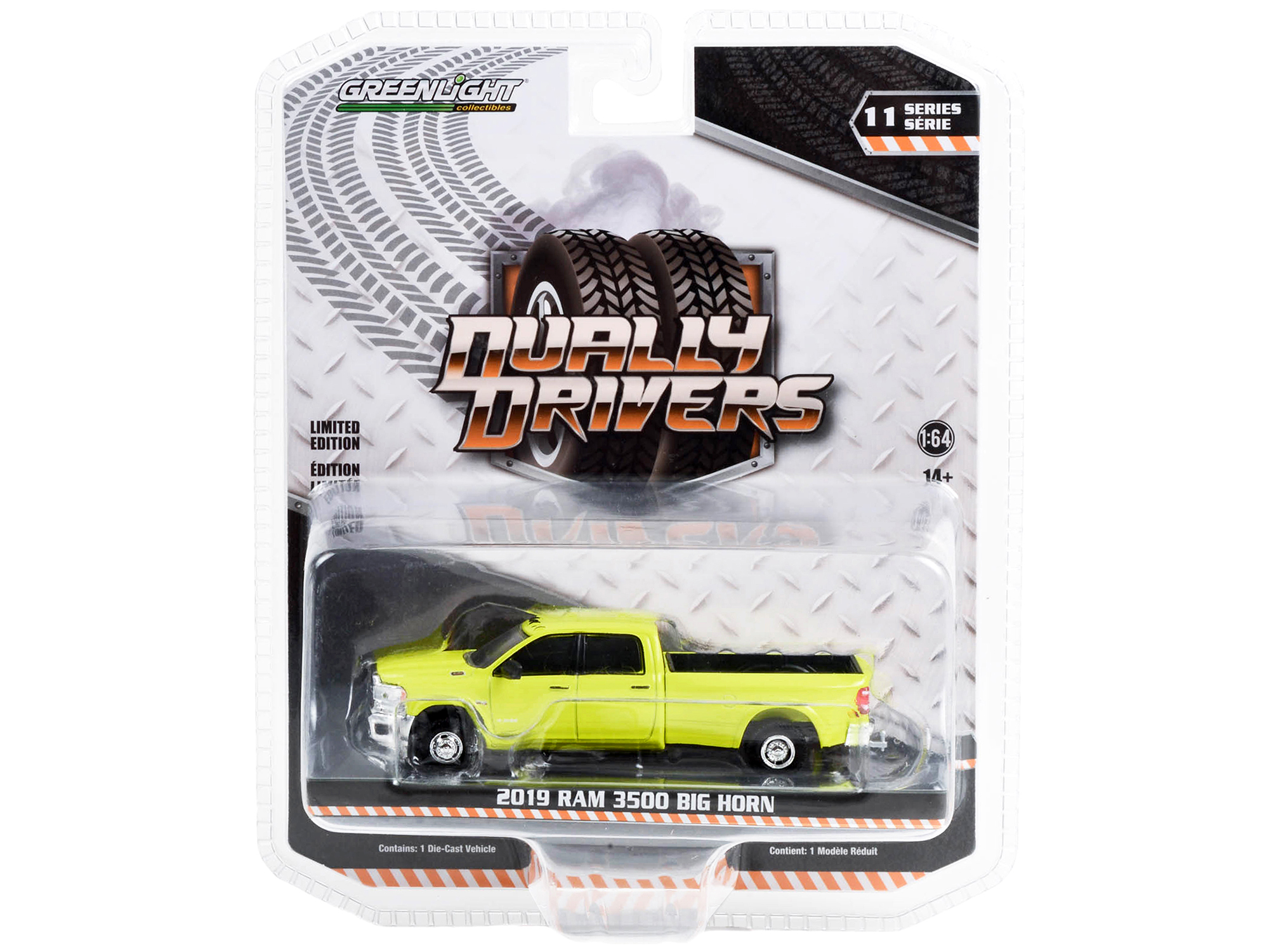 Greenlight 164 Dually Drivers Series 11 - 2019 RAM 3500 Big Horn 46110 ...