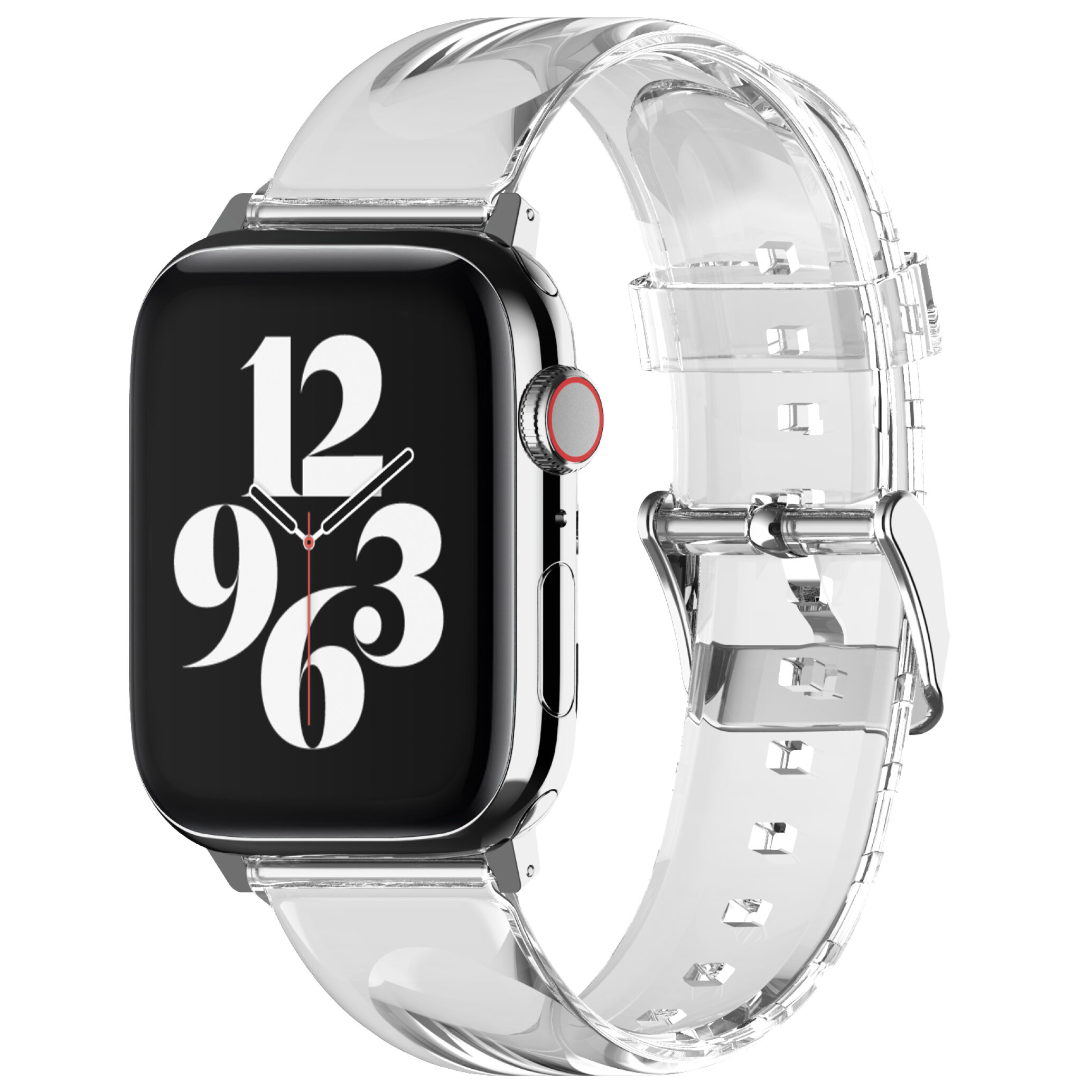 Elago Clear Apple Watch Strap For All Apple Watch Series 4 5 6 7 8 elago-clear-apple-watch-strap-for-all-apple-watch-series-4-5-6-7-8