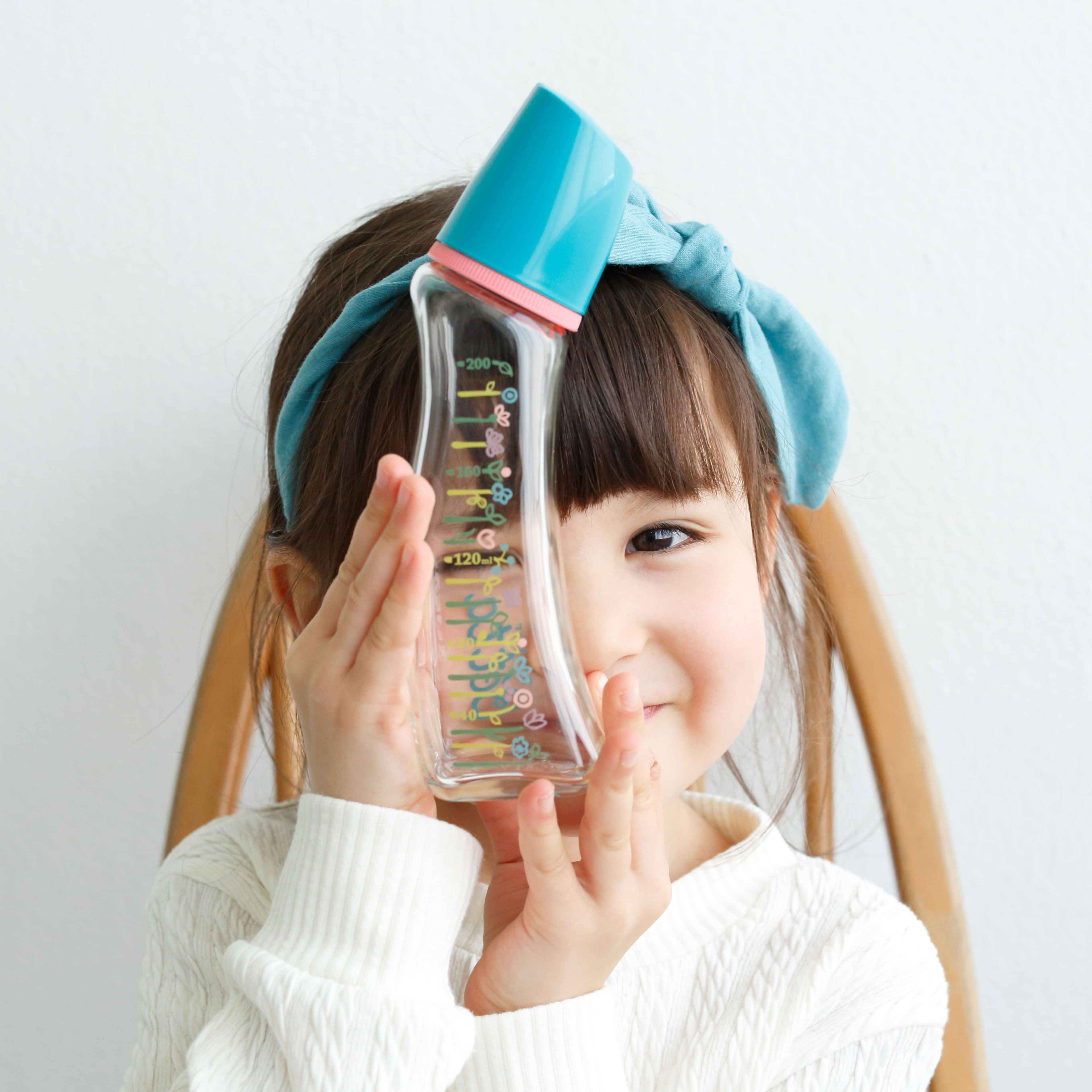 Dr.Betta GF5-Flower 200ml ขวดนม คอมาตรฐาน (รูจุกกากบาท แบบไม่ดูดไม่ไหล ลดอาการสำลักน้ำนม) - MixASale