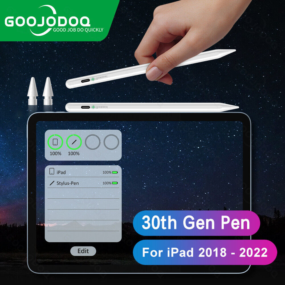 GOOJODOQ ปากกาสไตลัสสำหรับ iPadสำหรับรุ่น2022 2021 2020 2019 2018 Air 5 ...