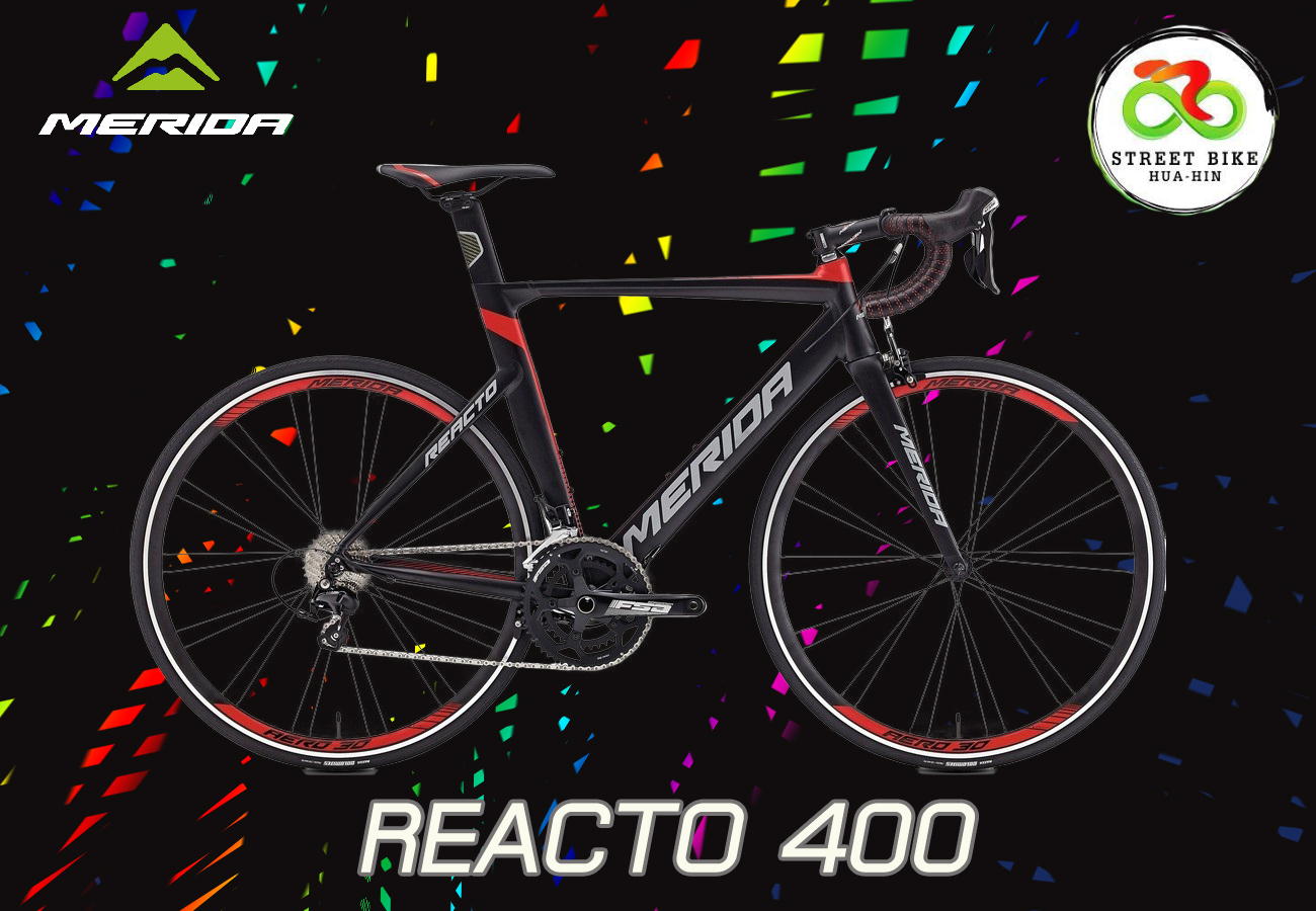 ผ่อน 0 จักรยาน MERIDA REACTO 4000 2016 (GenII) สีดำคาดเขียว ไซส์ 50 คันสุดท้าย 52 2คันสุดท้าย ...