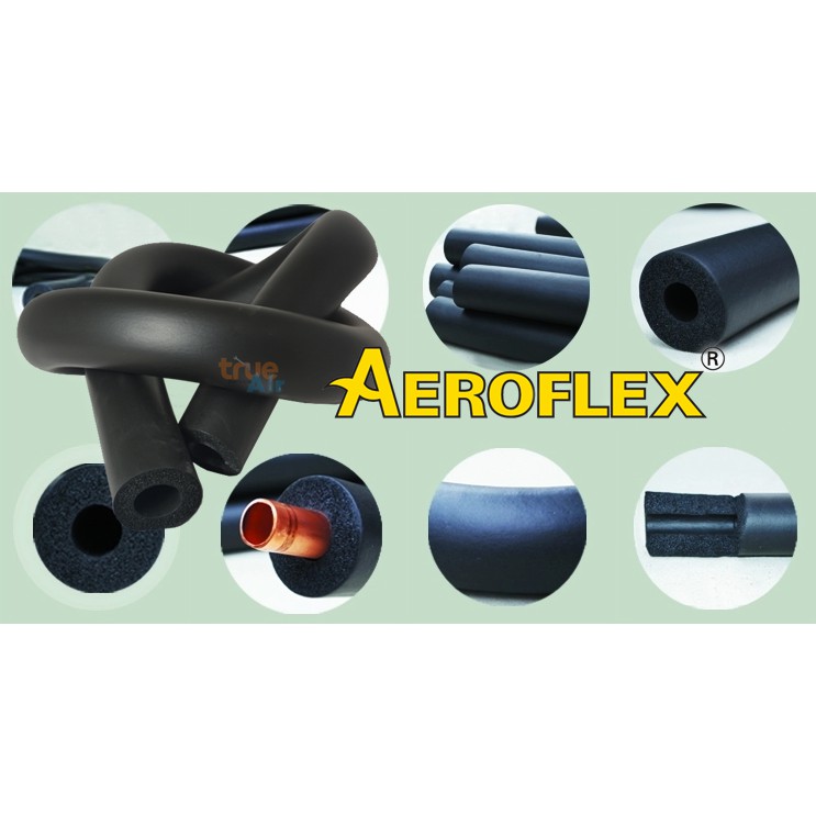 เทพจริงๆ ฉนวนหุ้มท่อ AeroFlex คุณภาพสูง ทนความร้อน เกรดA ความหนา3/4" คุ้มสุดสุด สาย ยาง และ ท่อ ...