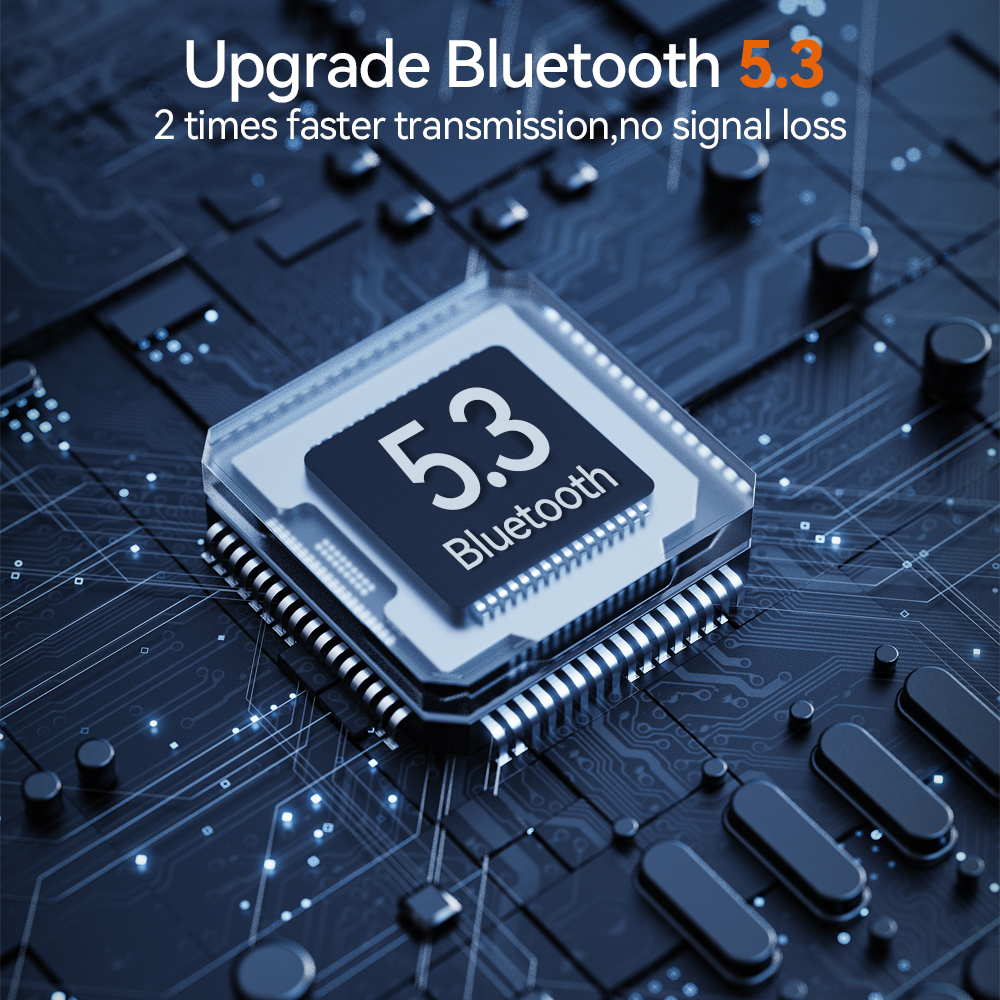 GOOJODOQ หูฟังไร้สาย J206 หูฟัง Bluetooth หูฟังบลูทูธ 5.3 พร้อมไมโครโฟน ...
