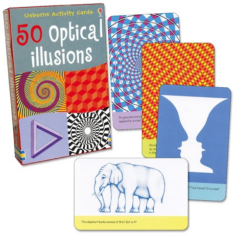 USBORNE ACTIVITY CARDS 50 OPTICAL ILLUSIONS - DK TODAY - ThaiPick