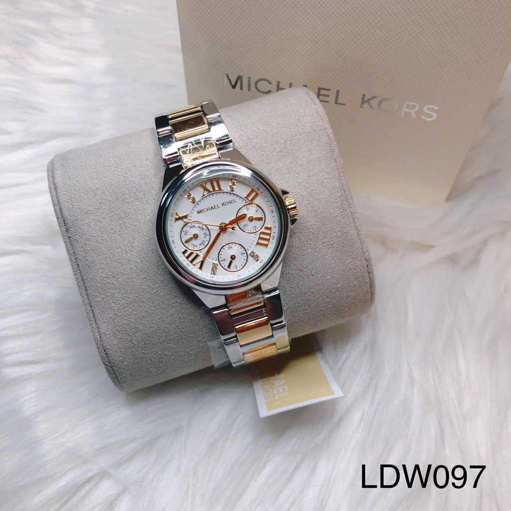 MICHAEL KORS Darci Silver Dial Two-tone Ladies Watch MK3215 - Perfect ...