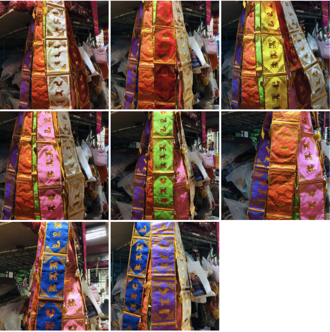 ตุงไชยนักษัตร12ราศี ชุด10 ผืน เลือกสีทักแชท | Lazada.co.th