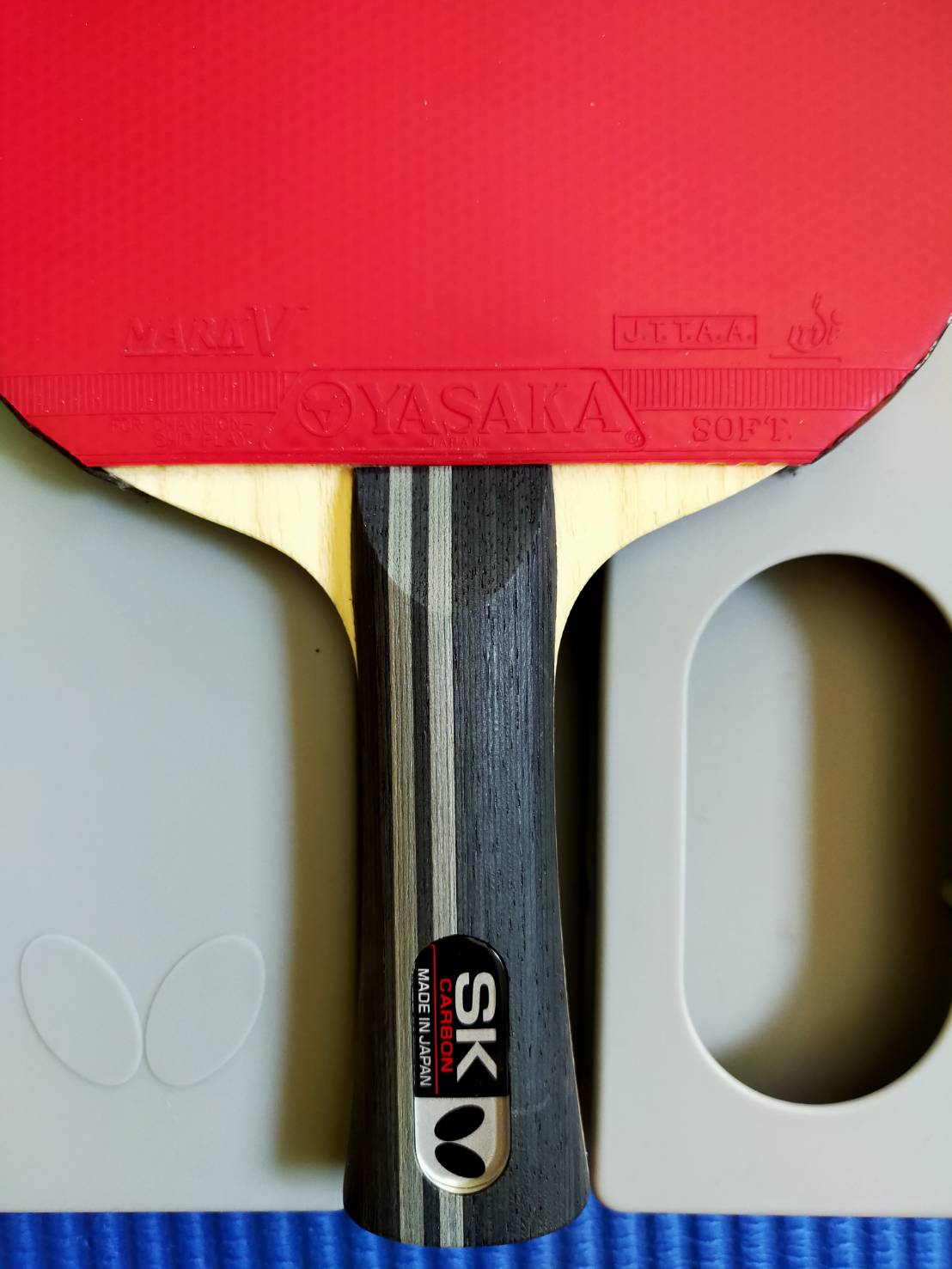 ไม้ปิงปอง Yasaka Ma Lin extra off พร้อมยาง Rakza 7 Butterfly Spin artไม้ปิงปอง Butterfly SK ...