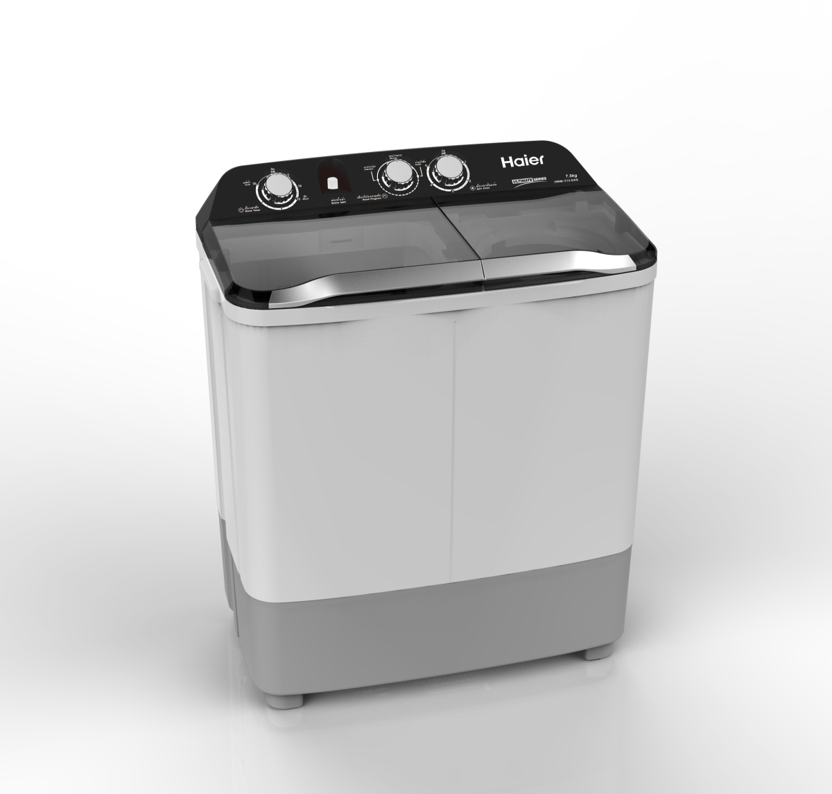 Haier เครื่องซักผ้า 2 ถัง รุ่น HWM-T140 OXI ขนาด 14 กิโล รับประกัน ...