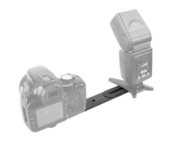 Dual Flash Bracket Hot Shoe Bracket Mount Camera Holder for Tripod ...