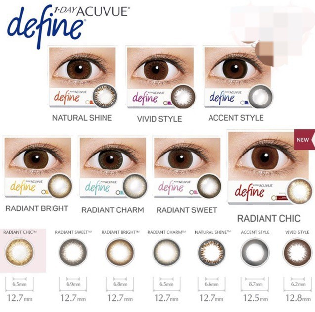 1Day Acuvue Define คอนแทคสี รายวัน ( 1 กล่อง 15 คู่ )1 Day Acuvue ...